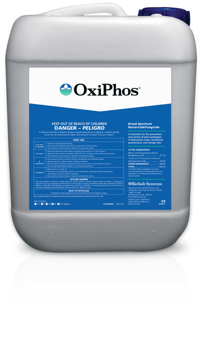 California OxiPhos Label Now Includes Citrus! – BioSafe Systems