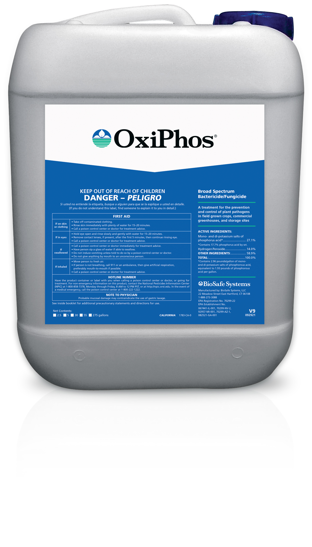 California OxiPhos Label Now Includes Citrus! – BioSafe Systems