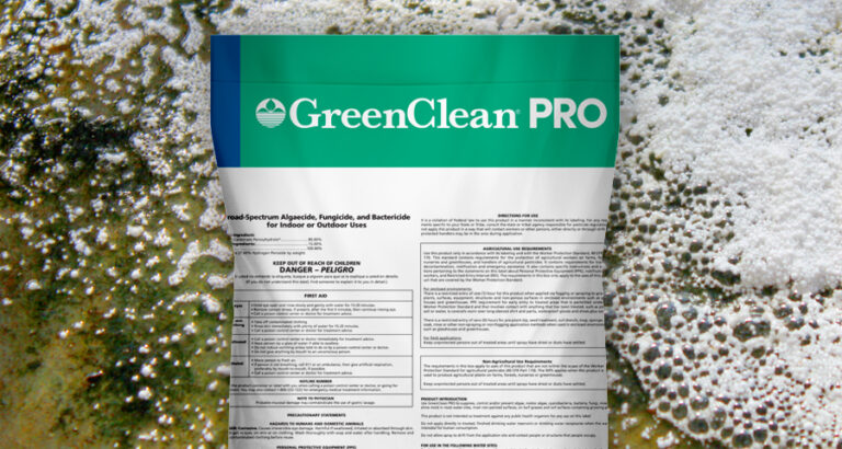 Versatile GreenClean® PRO Controls Algae and Other Greenhouse Pests ...
